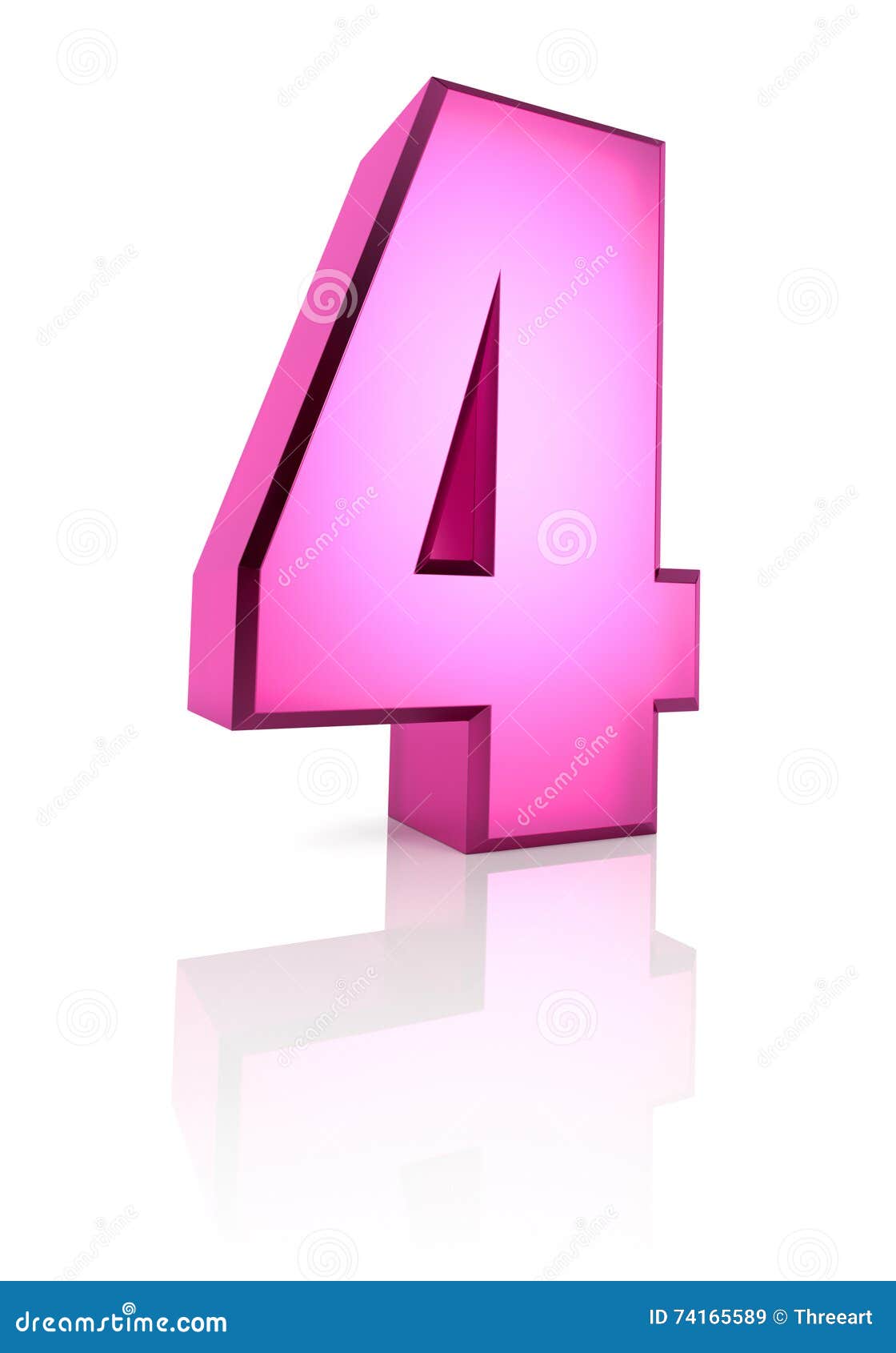 Pink Number 136 Birthday Candle On White Background Royalty-Free Stock ...