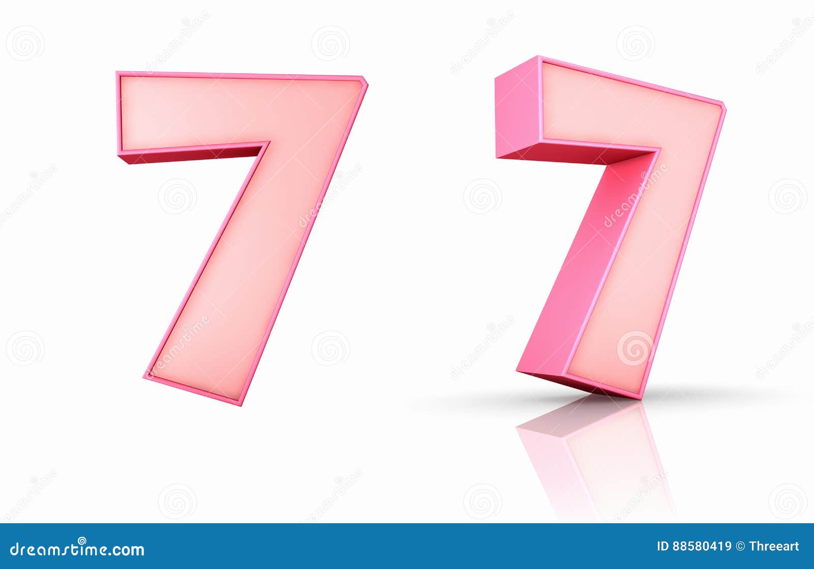 Number Seven Pink