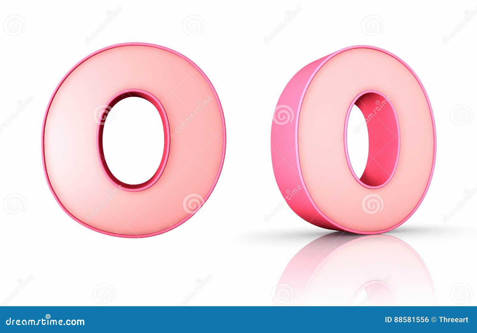 Pink Number 136 Birthday Candle On White Background Royalty-Free Stock ...