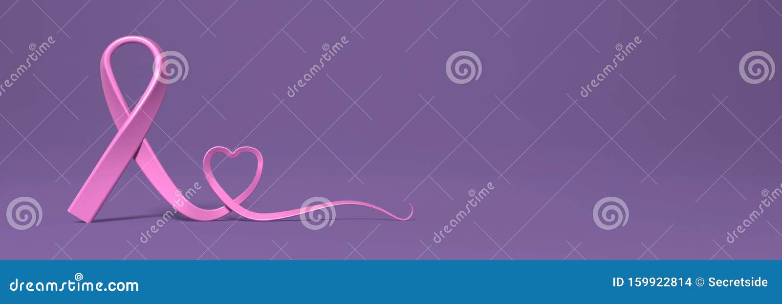 Pink October Illustration with Pink Ribbon Stock Illustration ...