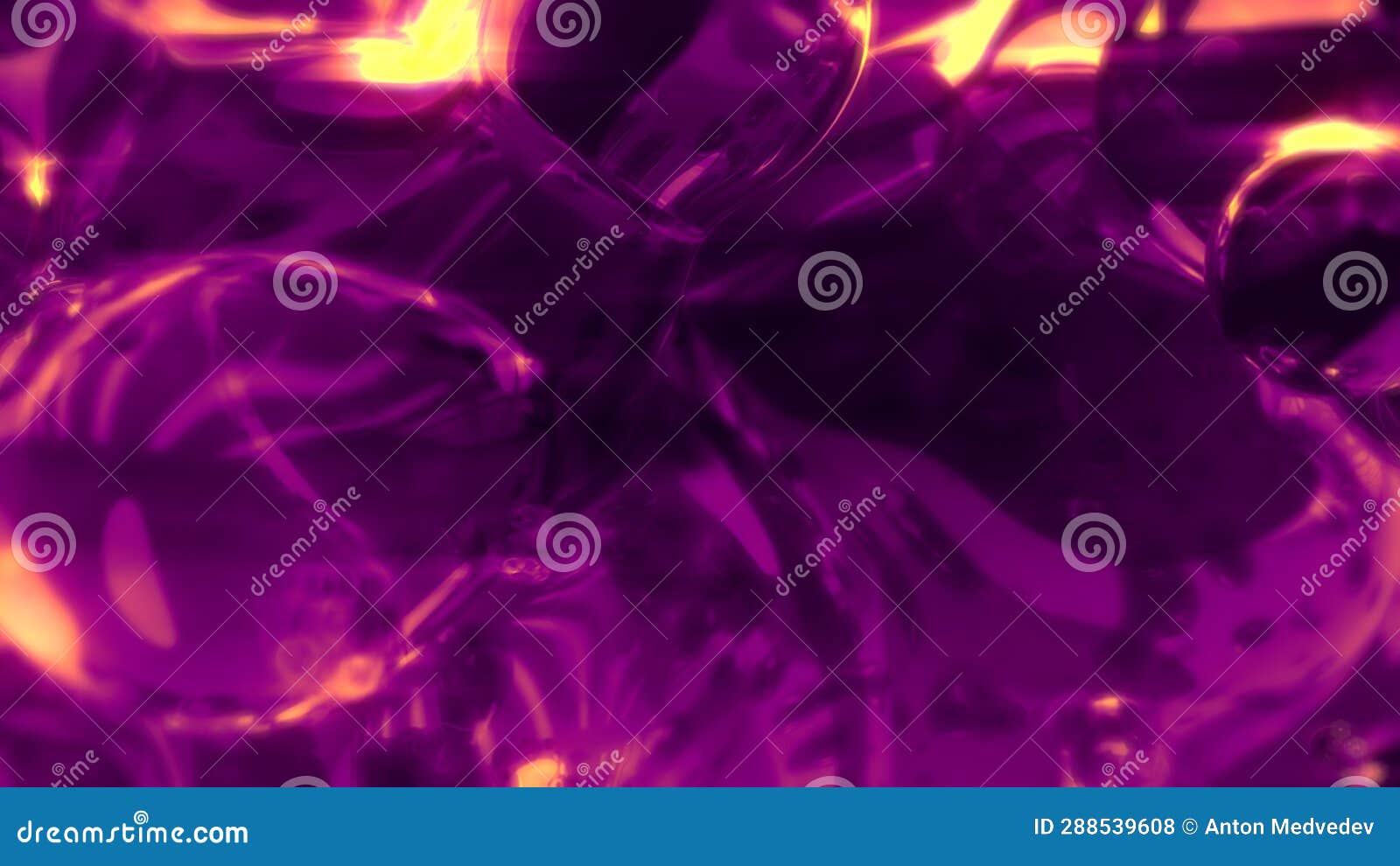 Pink and Orange Glowing Disco Dance Slime Amorphic Elements - Abstract ...