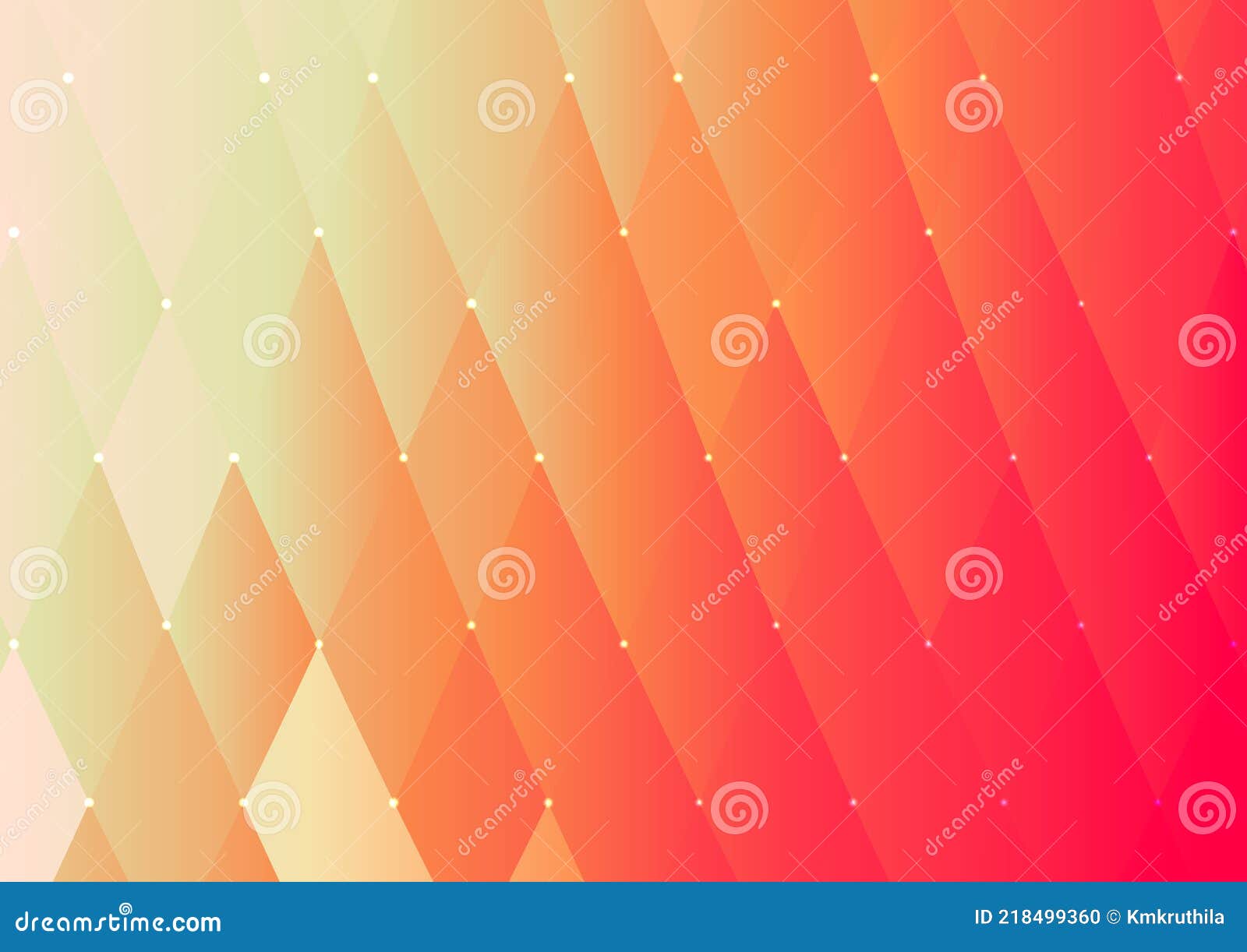 Pink and Orange Gradient Geometric Triangle Pattern Background Vector ...