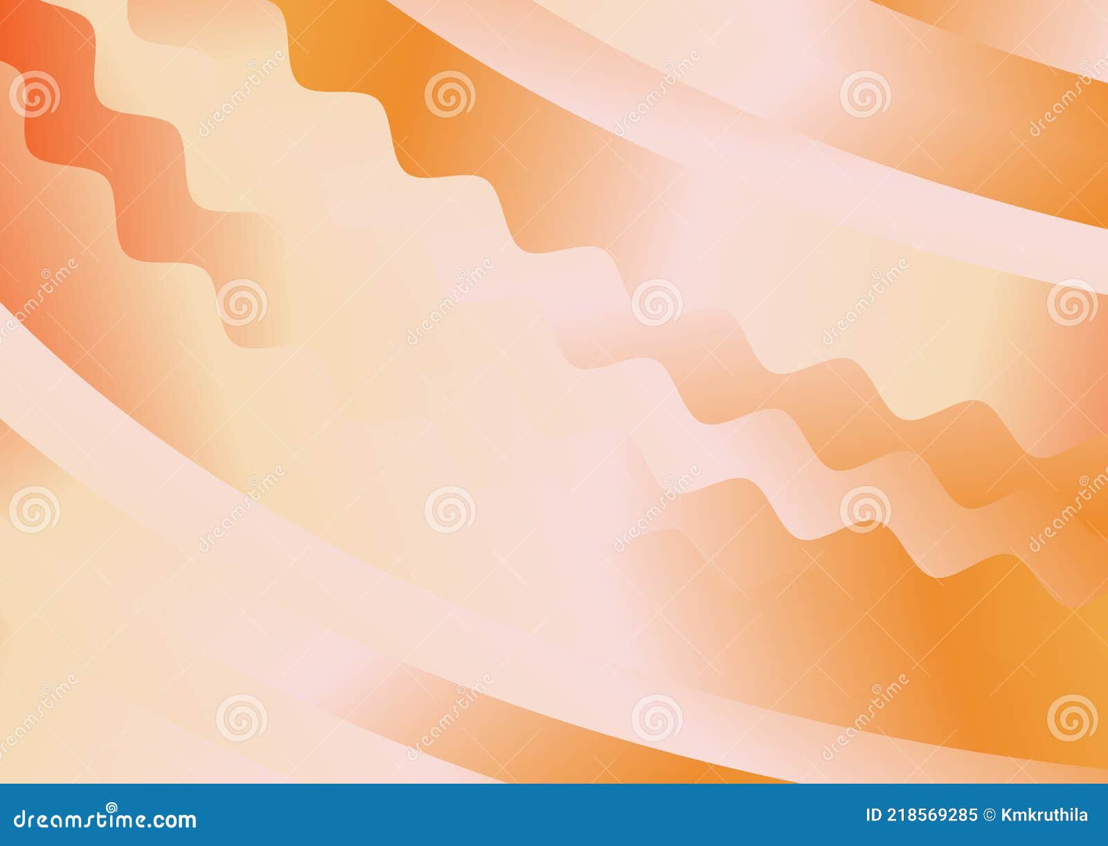 Pink and Orange Gradient Wavy Background Vector Graphic Stock Vector ...