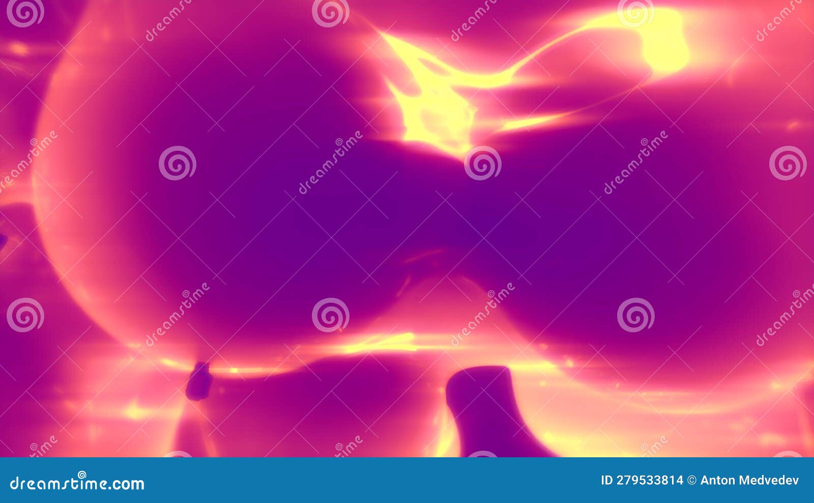 Pink and Orange Lighting Disco Dance Slime Morphed Forms - Abstract 3D ...