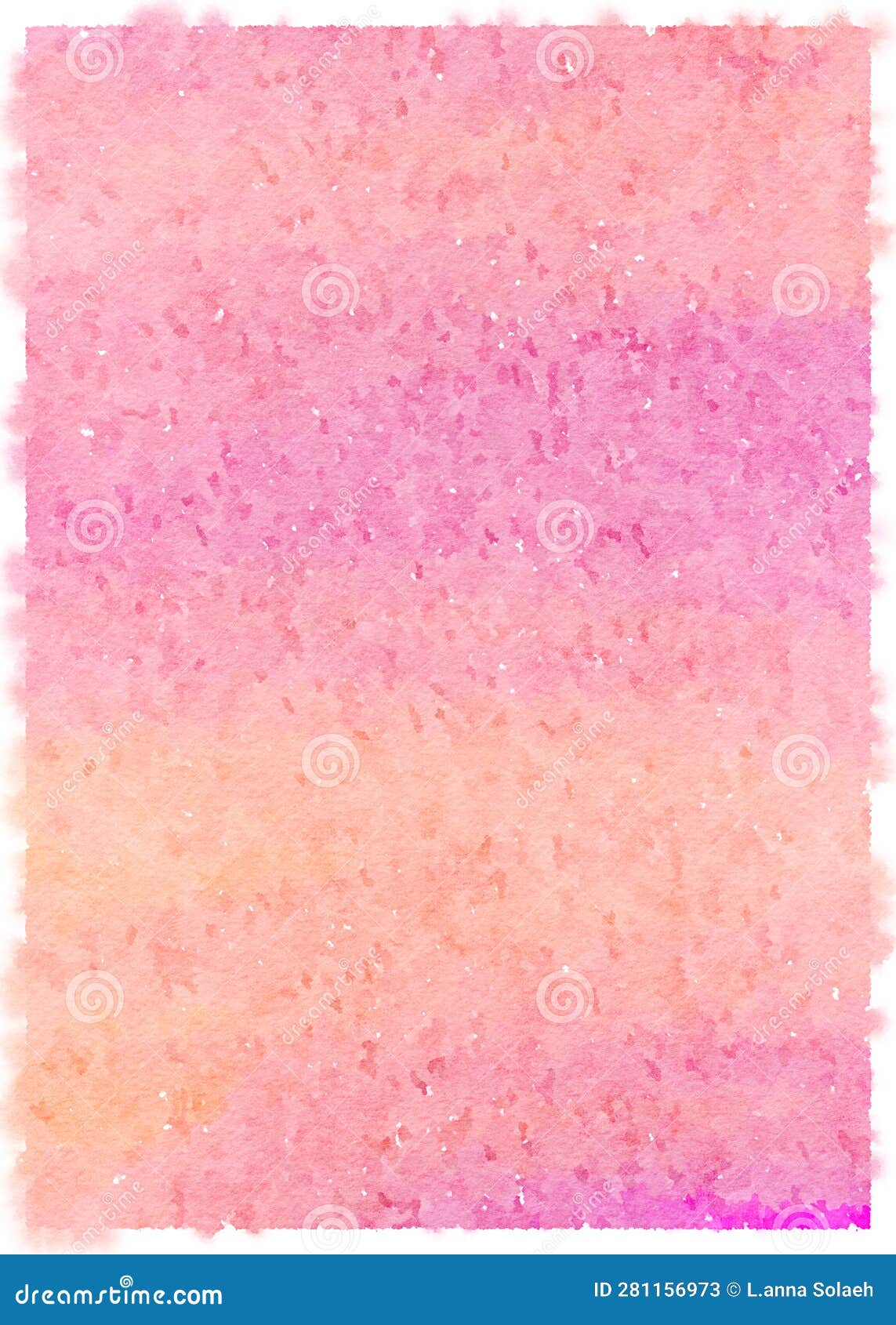 Pink and Orange Watercolour Paper Texture Abstract Background Stock ...