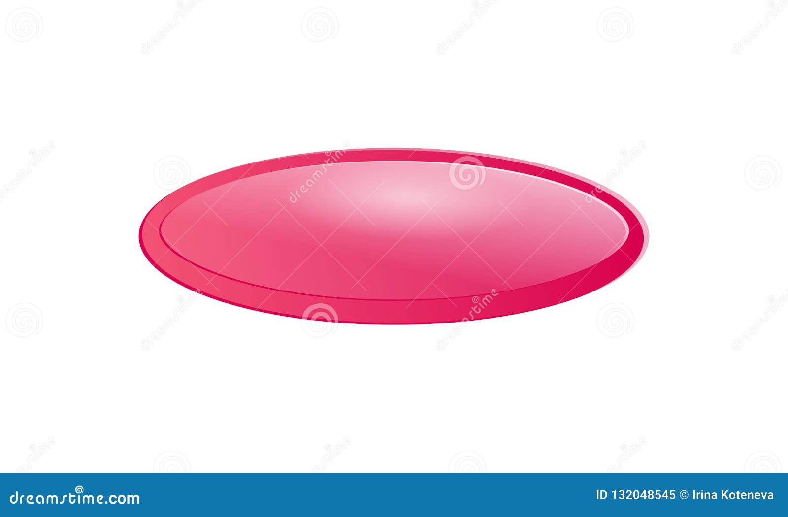 Pink Oval Window Option in Cartoon Style Stock Illustration ...