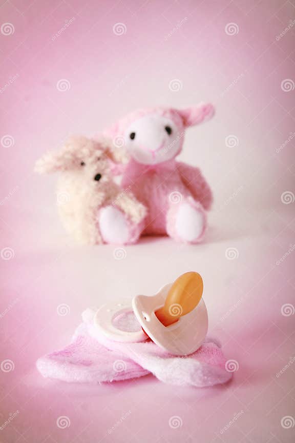 Pink pacifier stock image. Image of infant, baby, still - 14108755