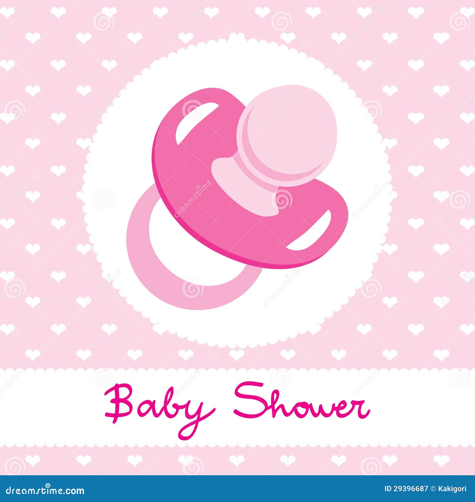 Pink Pacifier Design stock vector. Illustration of pacifier - 29396687