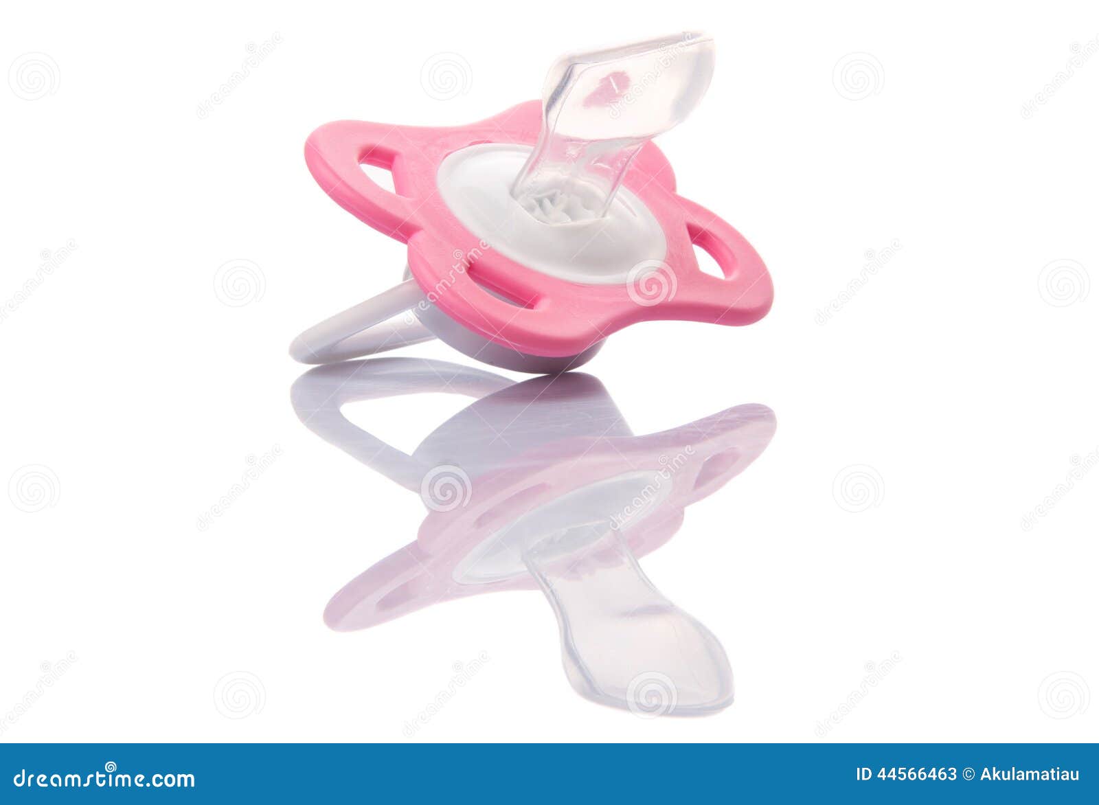 Pink Pacifier I stock image. Image of object, handle - 44566463