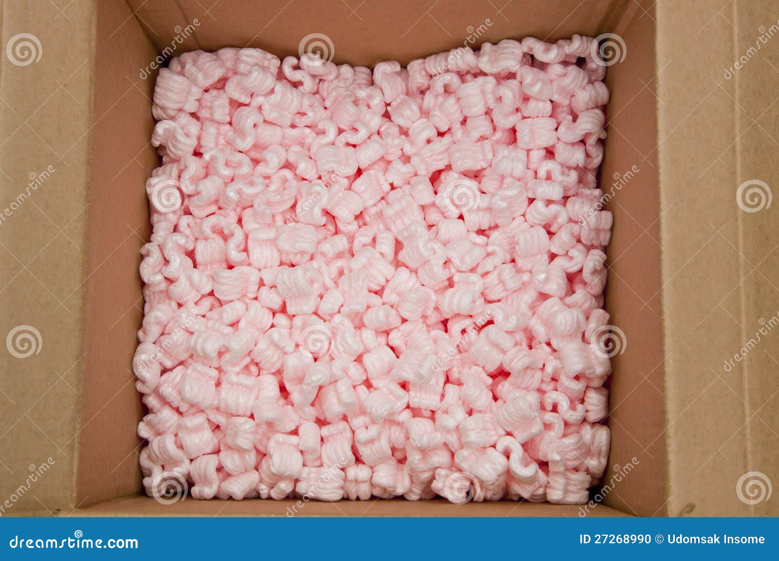 Pink packing foam stock photo. Image of office, package - 27268990