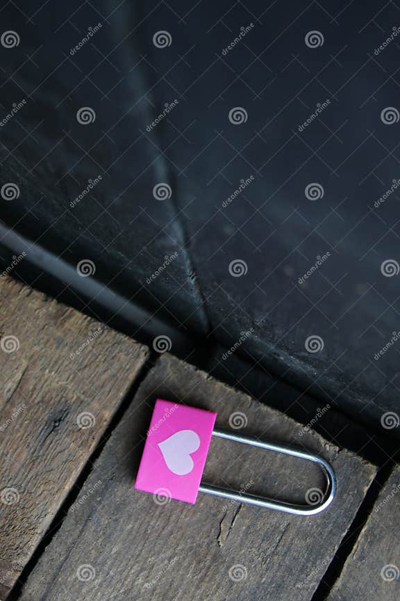 Pink Padlock with a Heart. Romantic Background Stock Photo - Image of ...