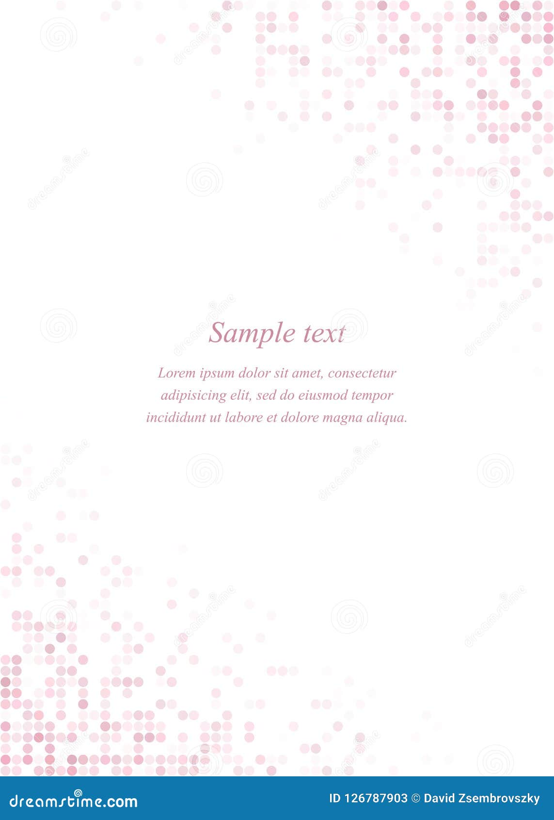 Pink Page Corner Design Template Stock Vector - Illustration of ...