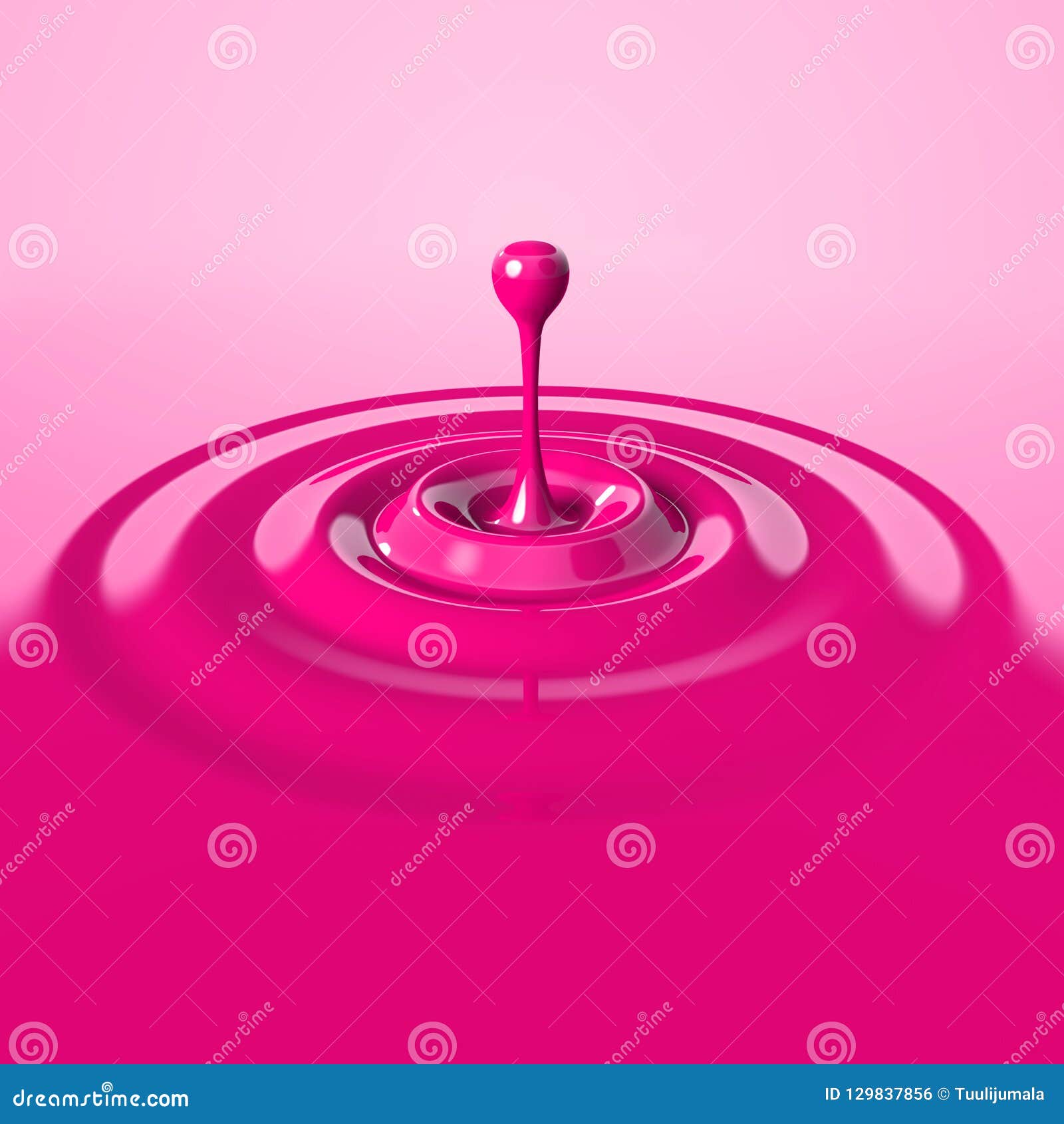 Pink Paint Drop Spalsh Background Stock Illustration - Illustration of ...