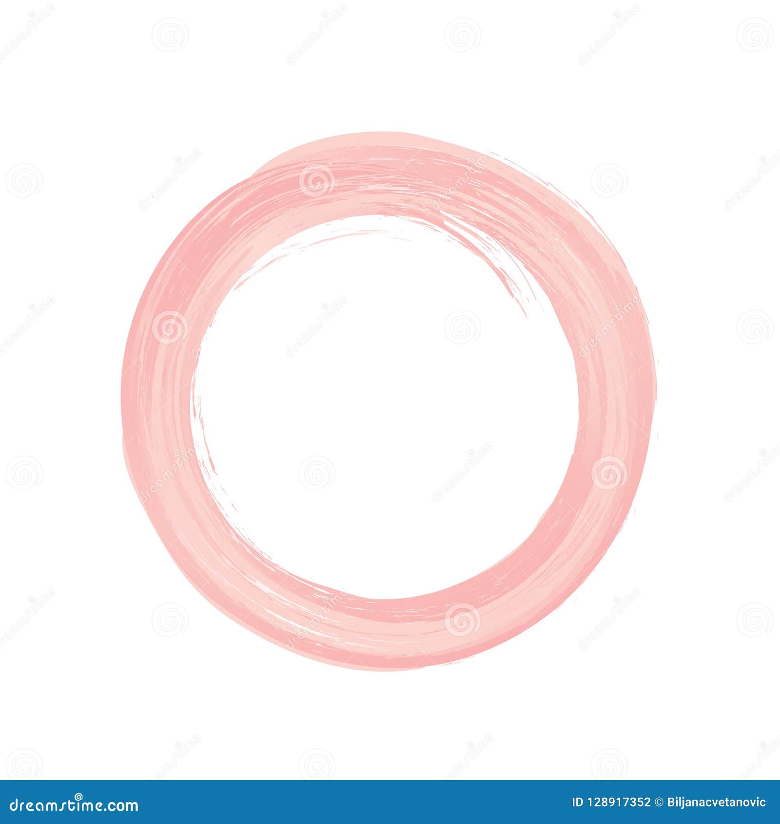 Pink paint frame stock vector. Illustration of hand - 128917352