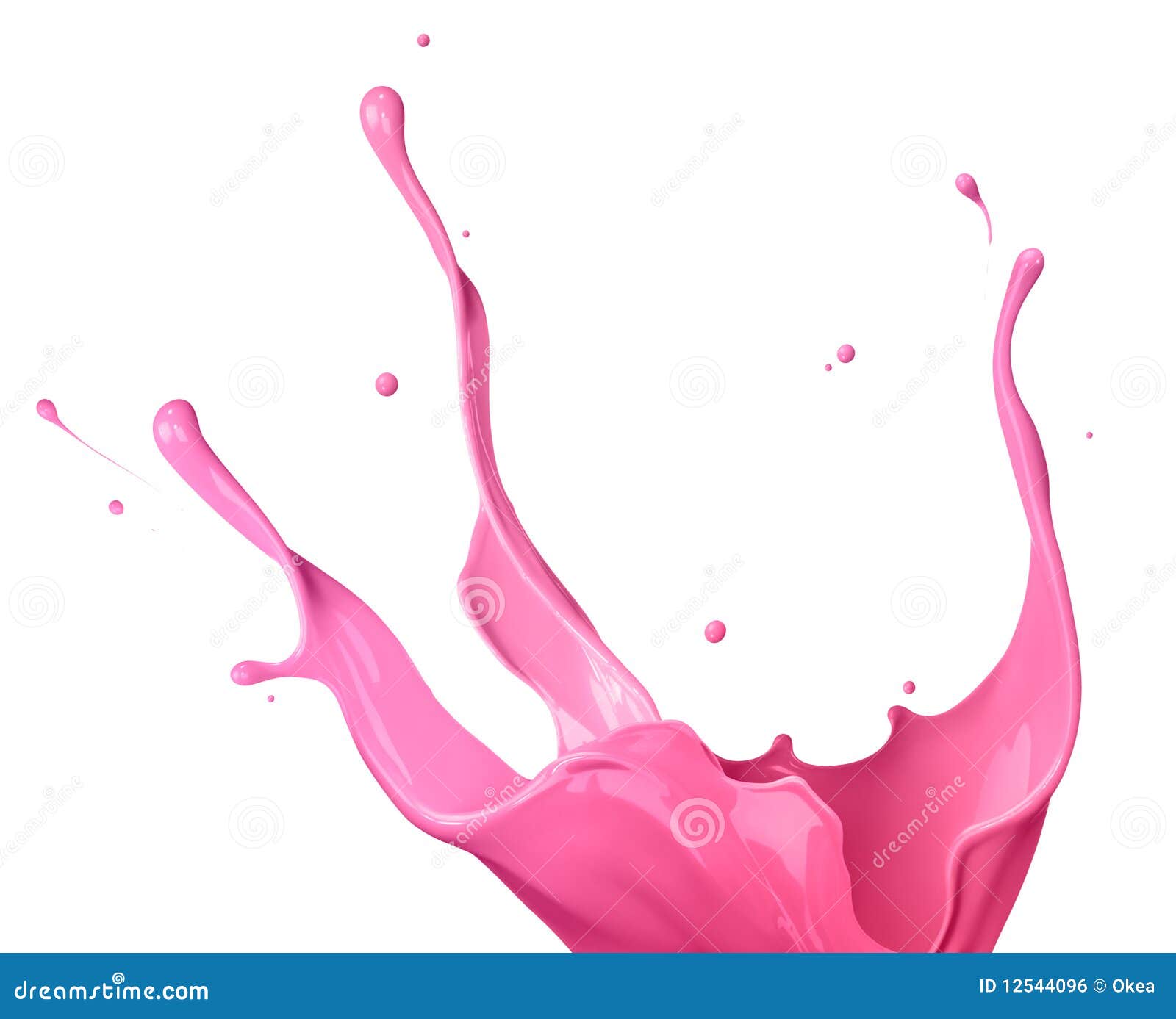 Pink Paint Splash Stock Image | CartoonDealer.com #15549997
