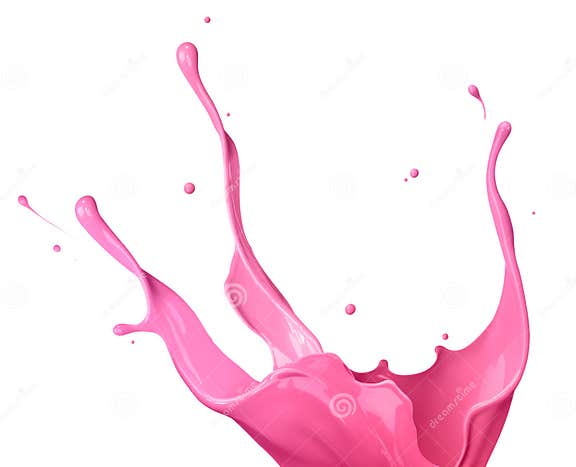 Pink paint splash stock photo. Image of pink, painting - 12544096