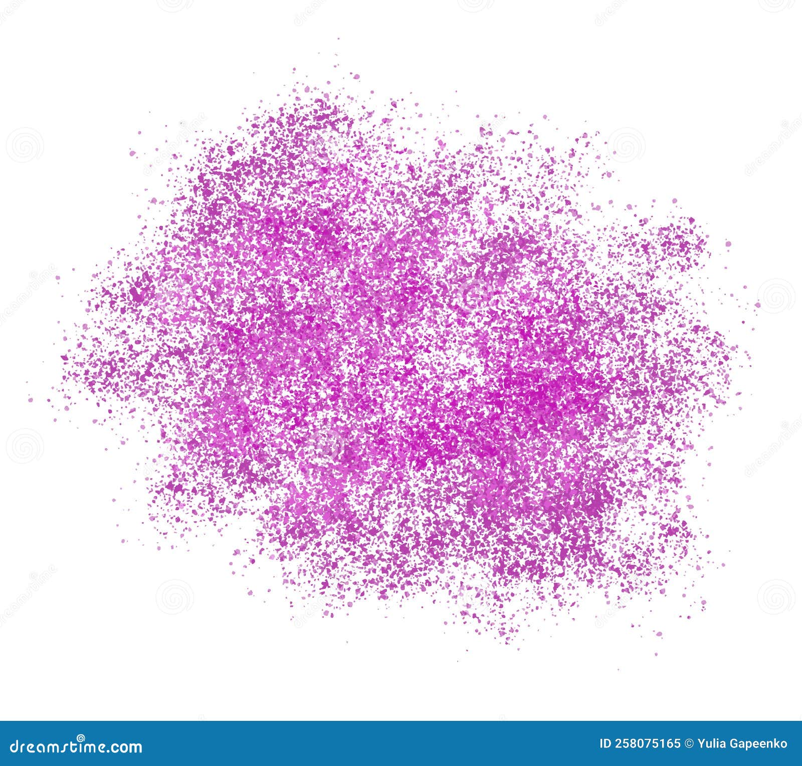 Pink Paint Splash on White Background. Vector Illustration . EPS10 ...