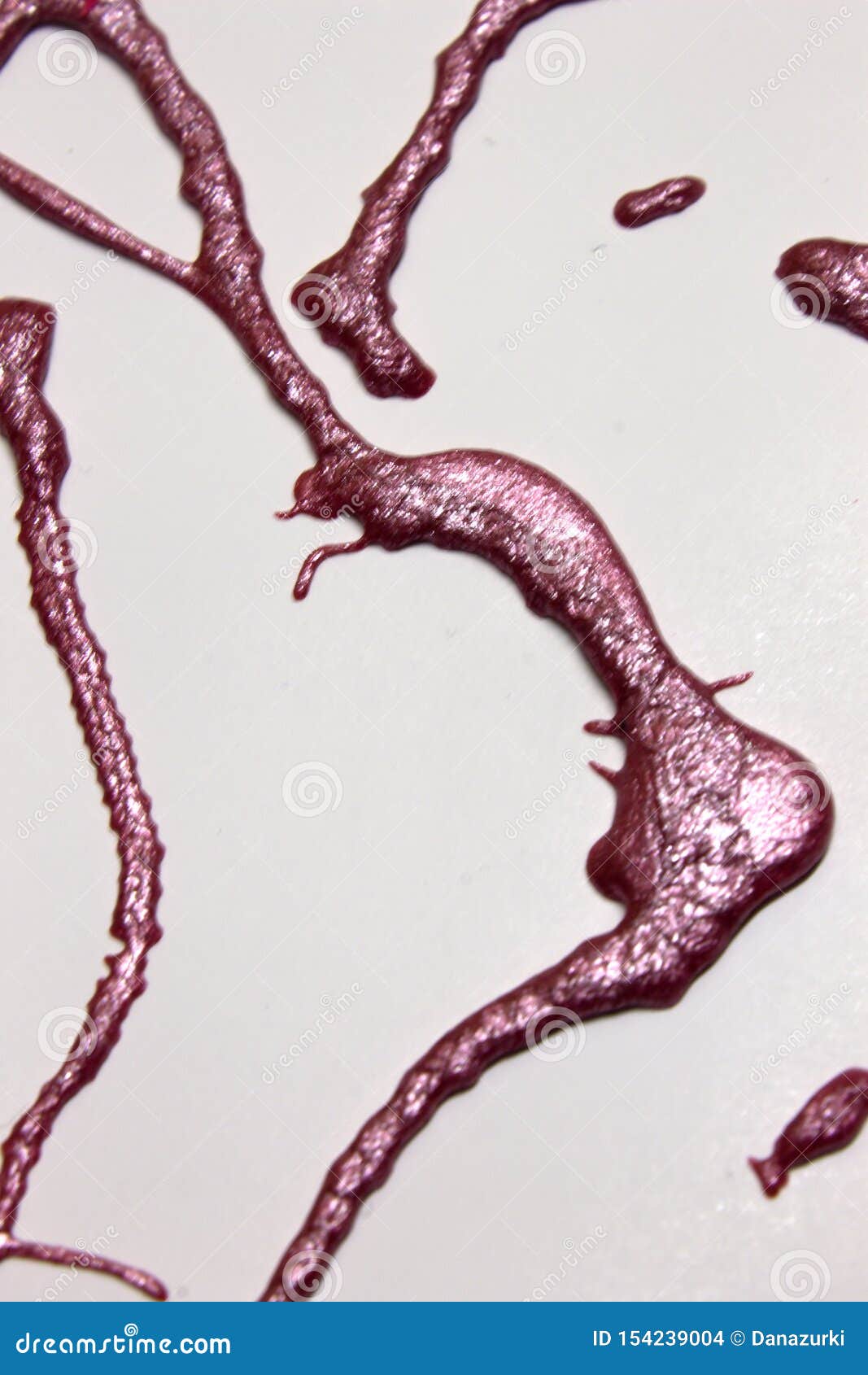 Pink Paint Splatter on a White Background Stock Photo - Image of line ...