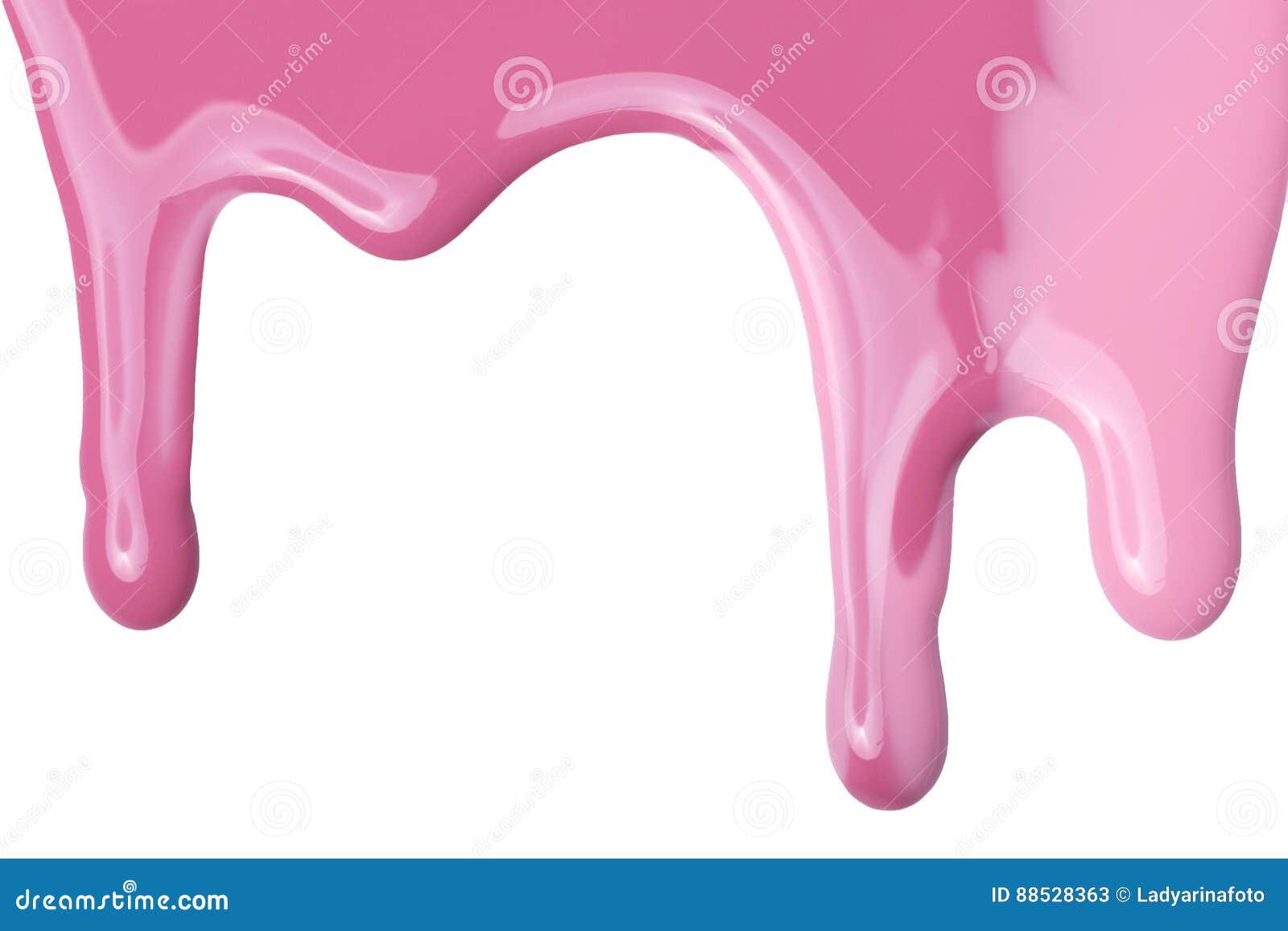 Pink Paint Splatter. Paint Splash On White Background. Watercolor ...