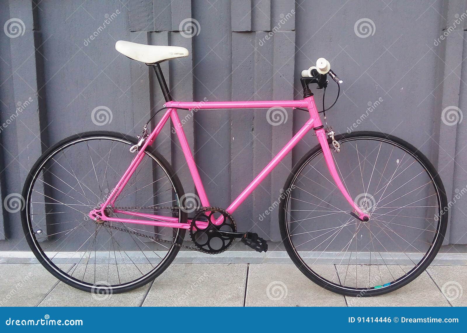 Pink Panter Bike stock photo. Image of sport, unique - 91414446