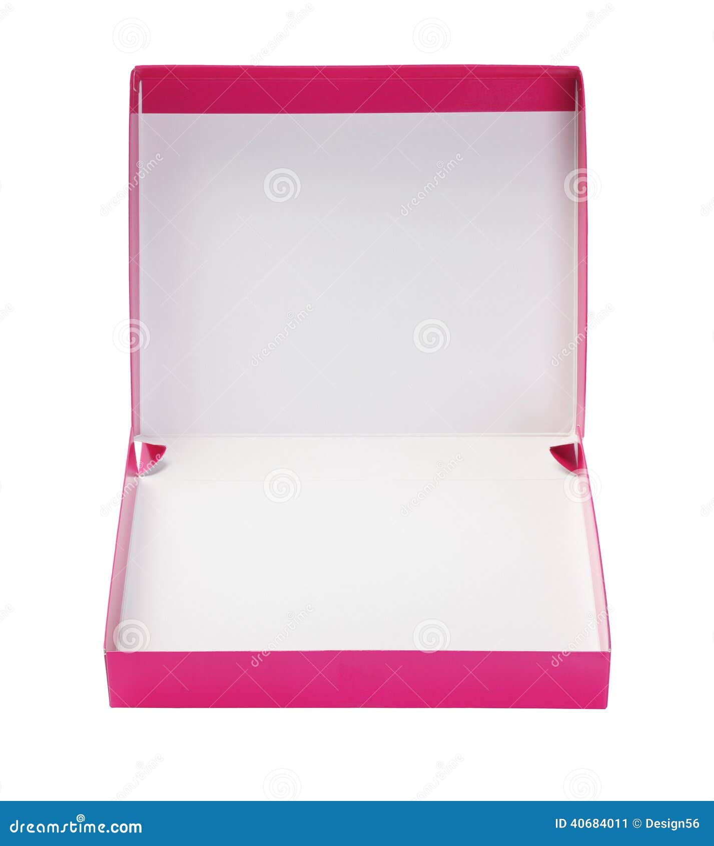 Pink Paper Box stock image. Image of cardboard, flat - 40684011