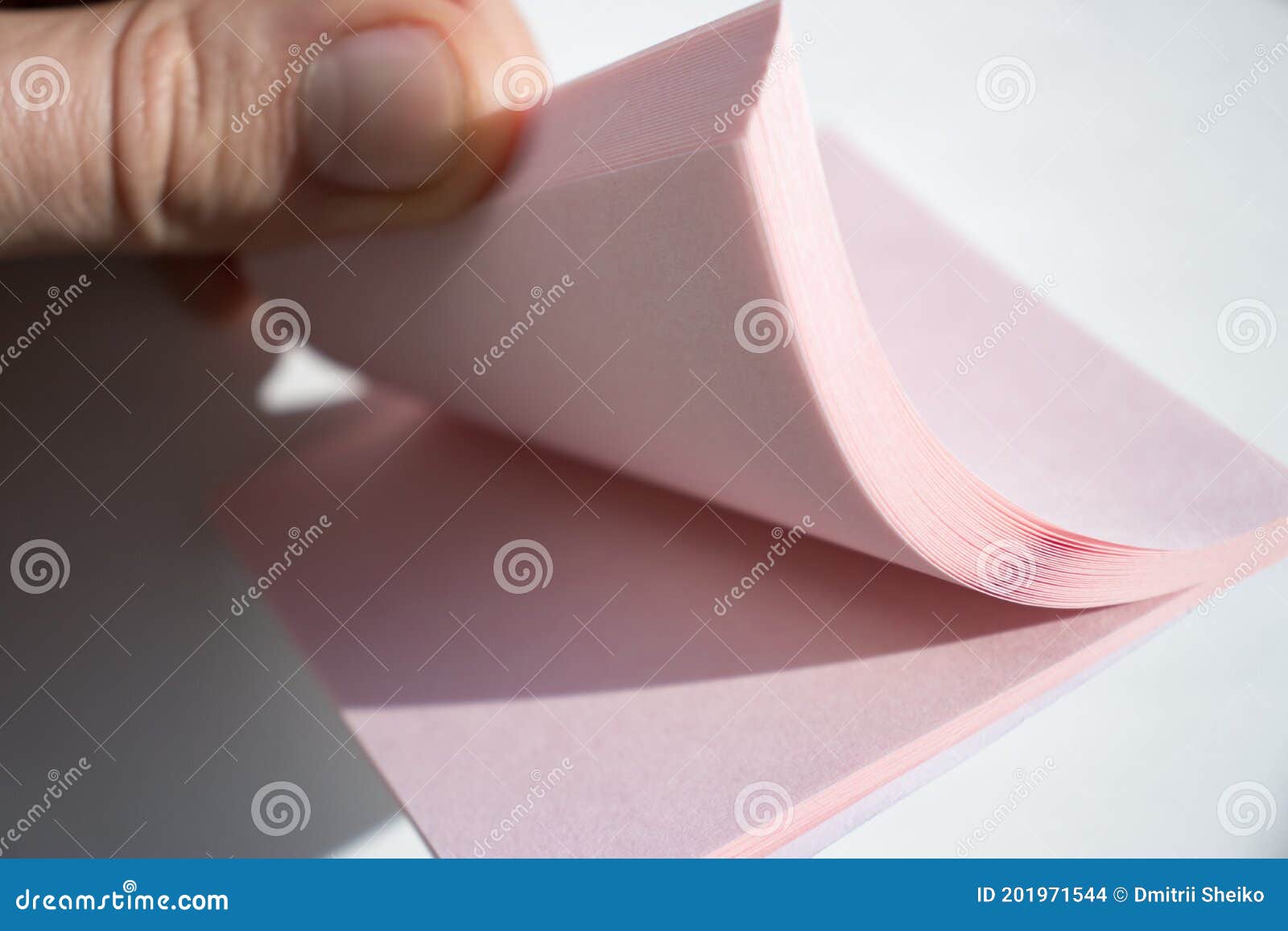 Pink Paper Sheets for Notes Stock Photo - Image of sticky, business ...