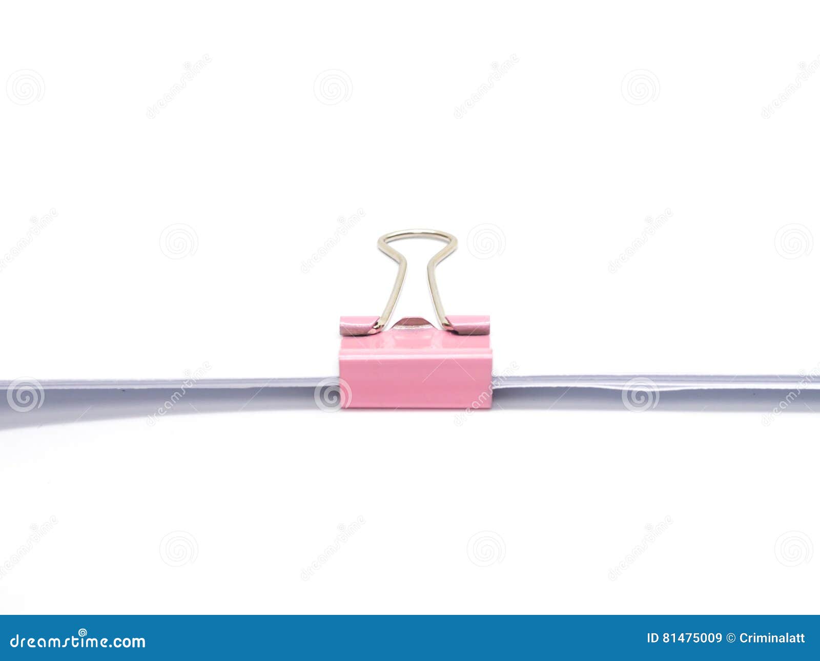 Pink Paperclip Stock Photo | CartoonDealer.com #88222242
