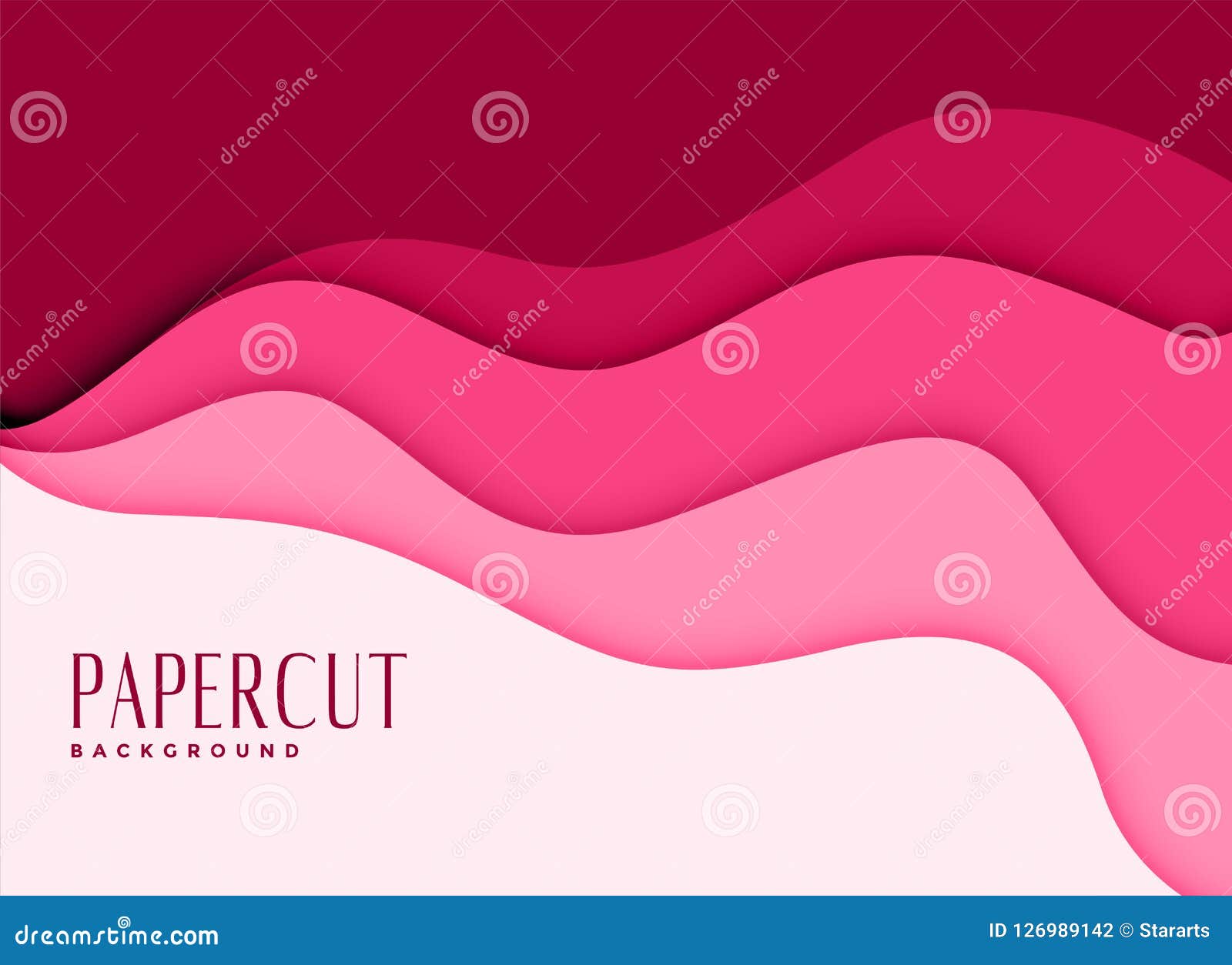 Pink Papercut Abstract Empty Background Design For Many Purpose Vector ...