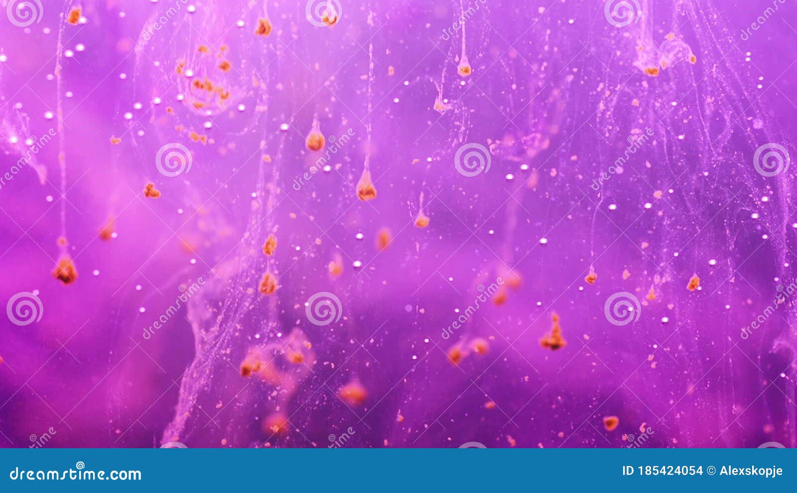 Pink Particles Floating in Water Stock Footage - Video of drug ...