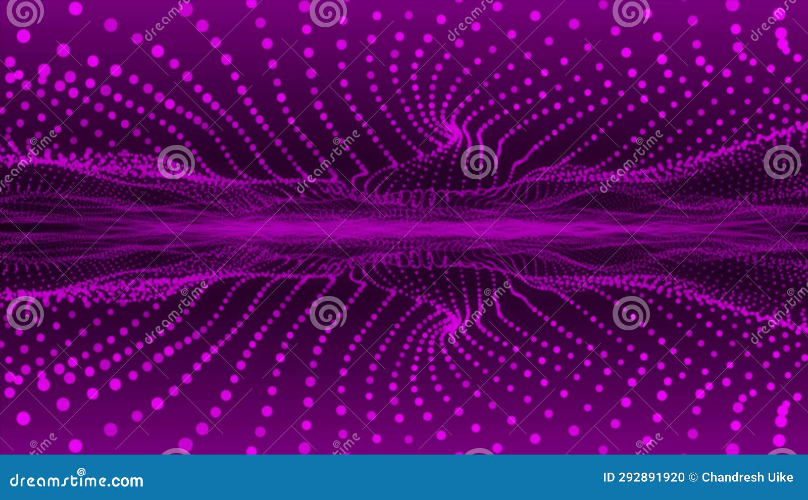Pink Particles Flowing Fluid Waves Background. Abstract Liquid Pattern ...