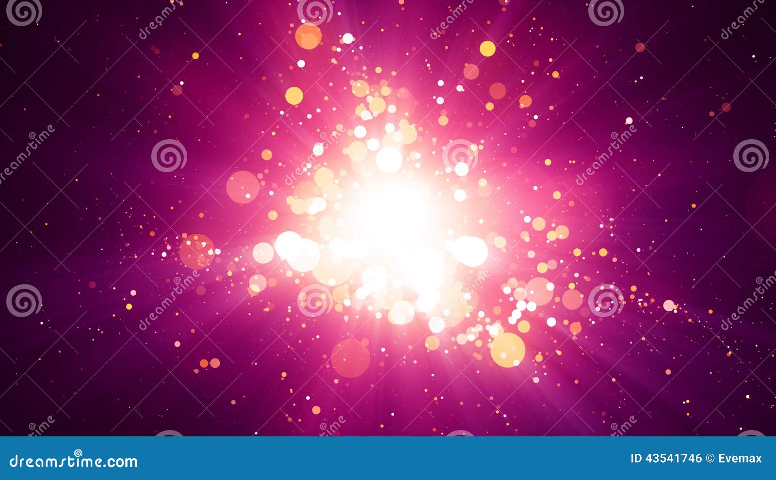 Pink Particles Light Center Background Stock Illustration ...