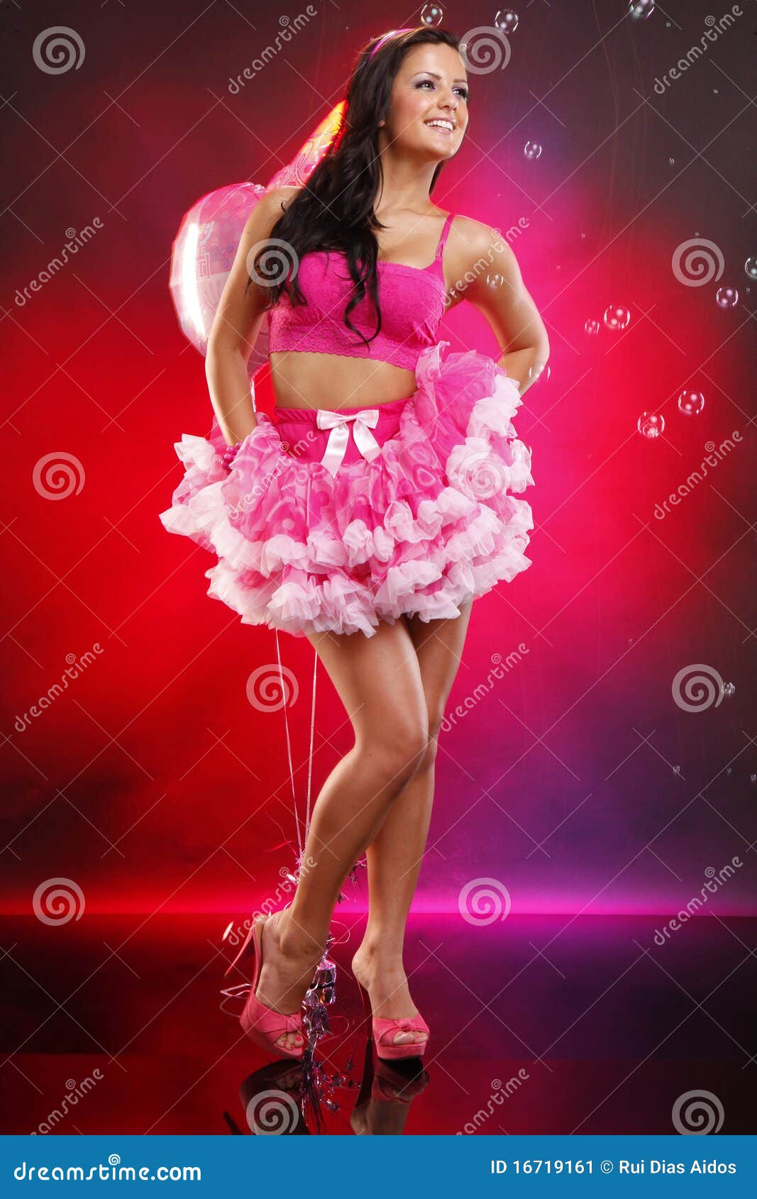 Pink party stock image. Image of glamour, dance, bubbly - 16719161