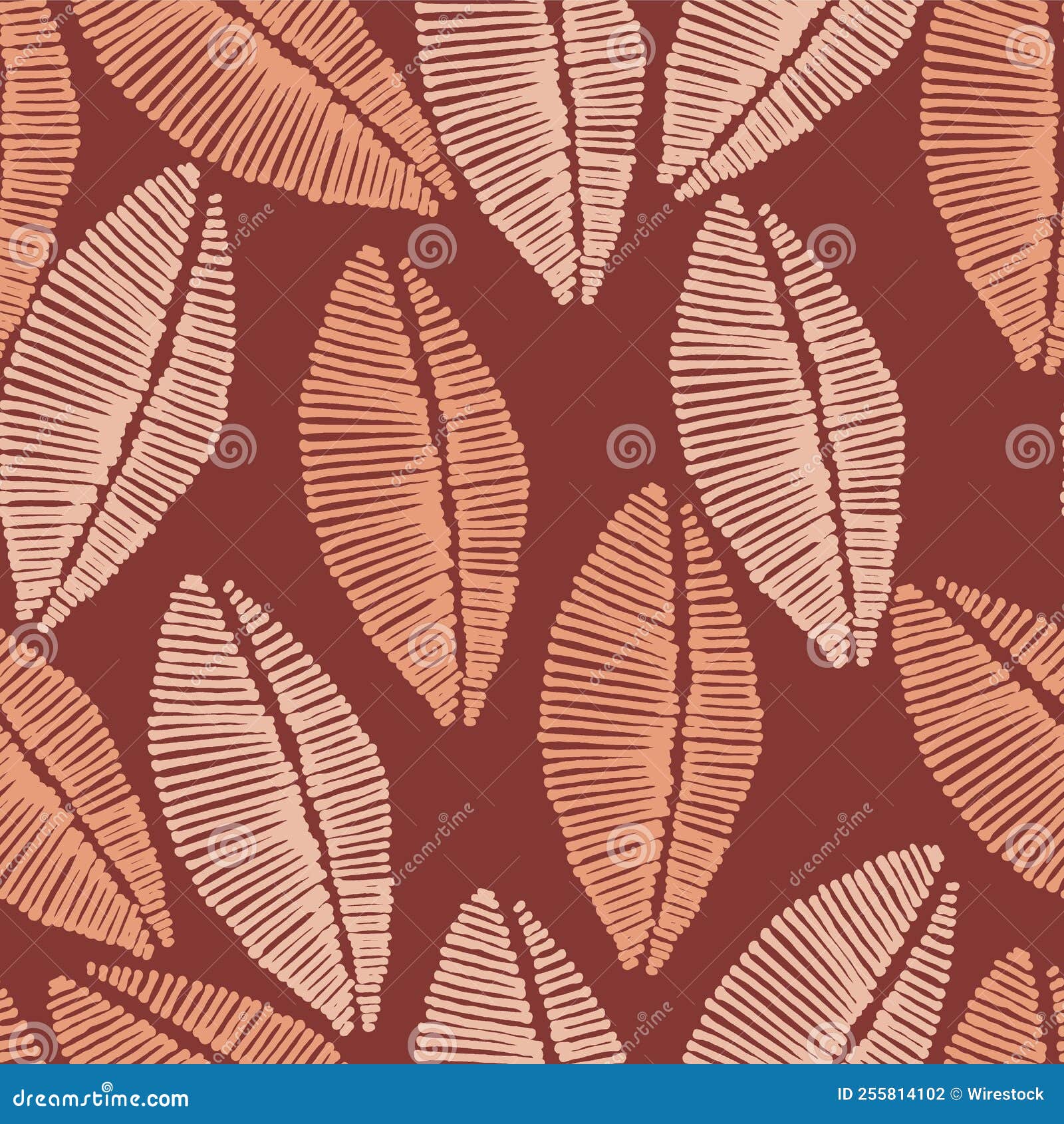 Pink Pastel Leaves on a Red Background - Great for Wallpapers or ...