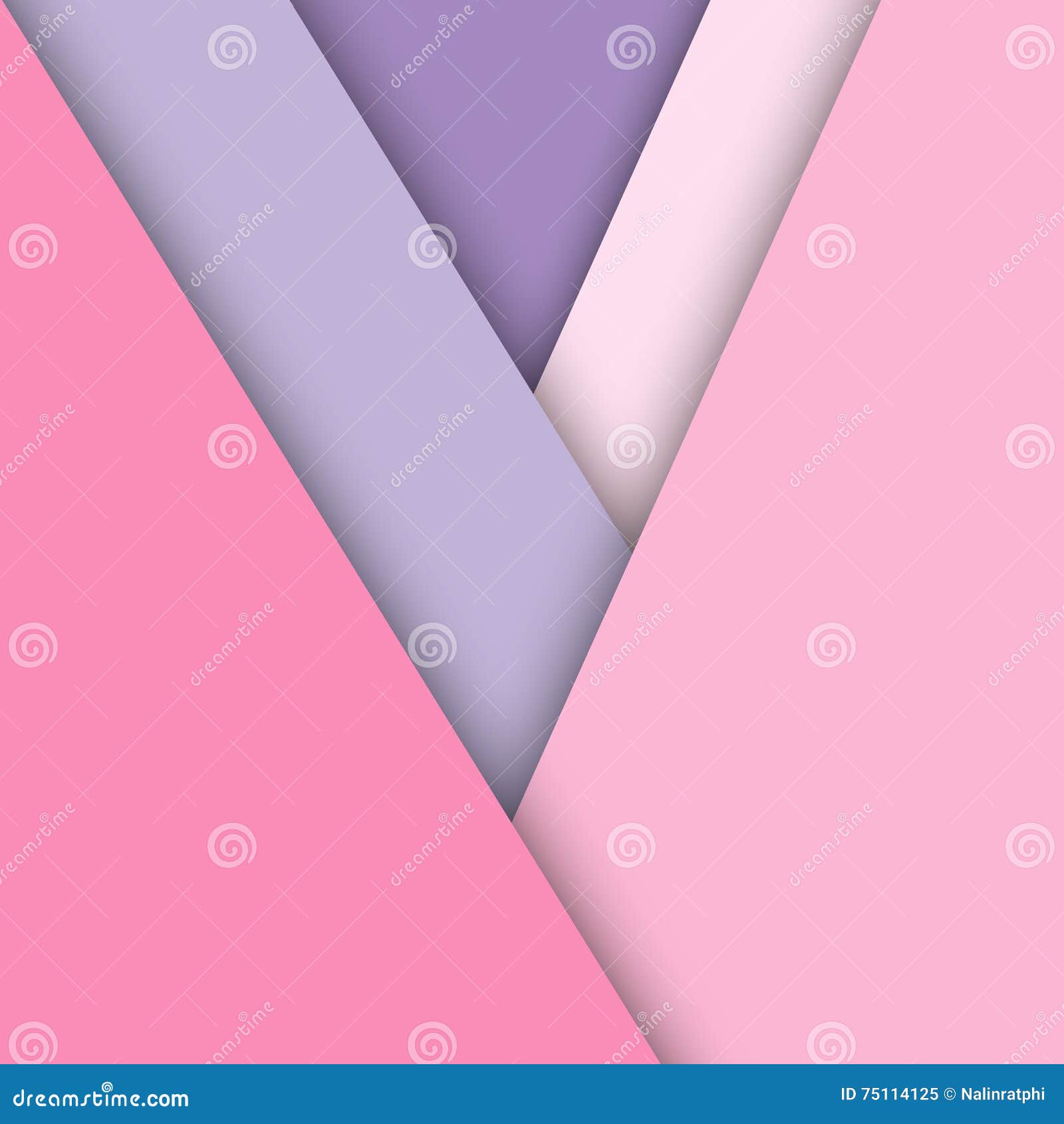 Pink Pastel Material Design with Shadow Stock Vector - Illustration of ...
