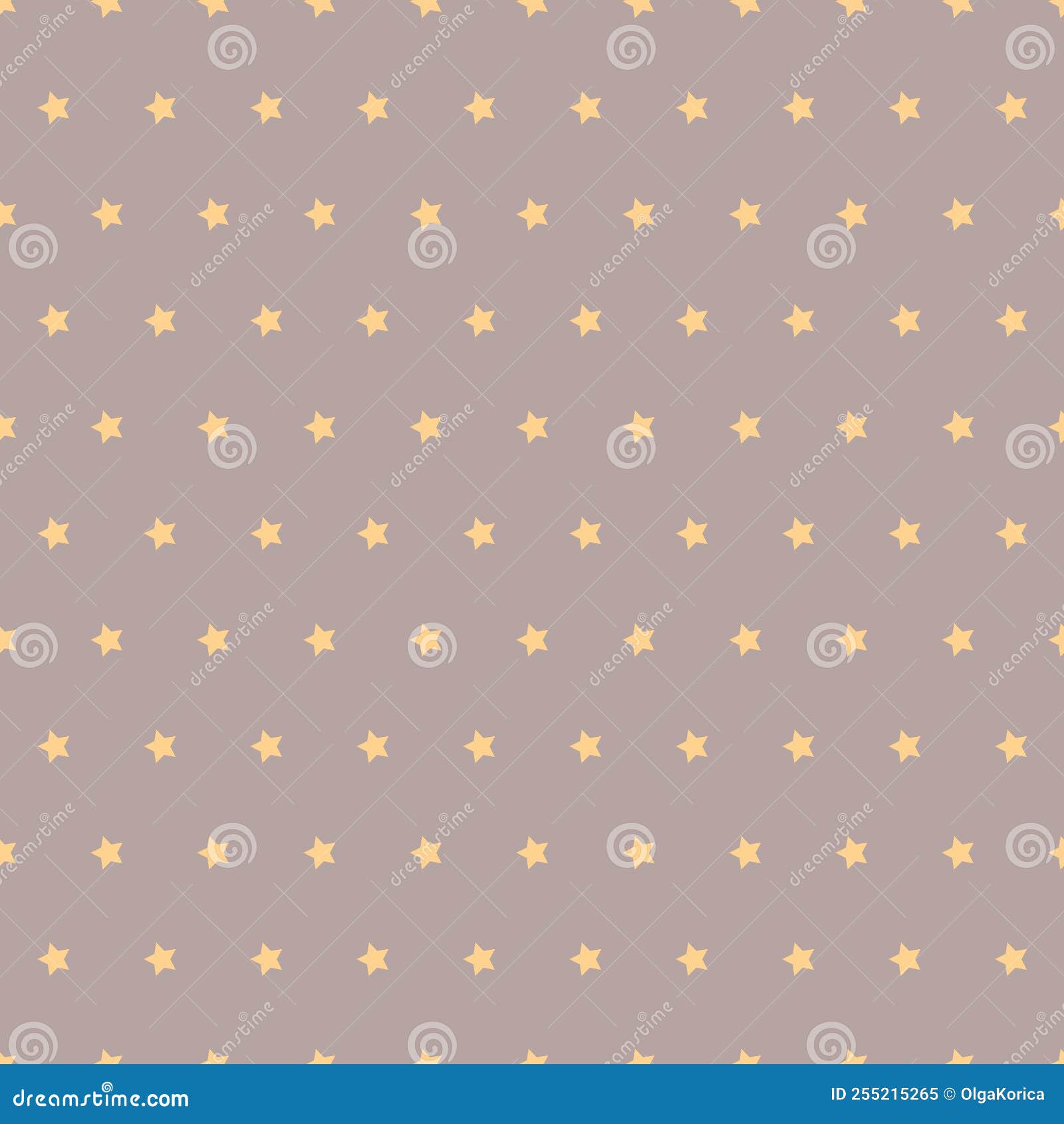 Pink Pastel Seamless Pattern with Star, Colorful Starry Sky Background ...
