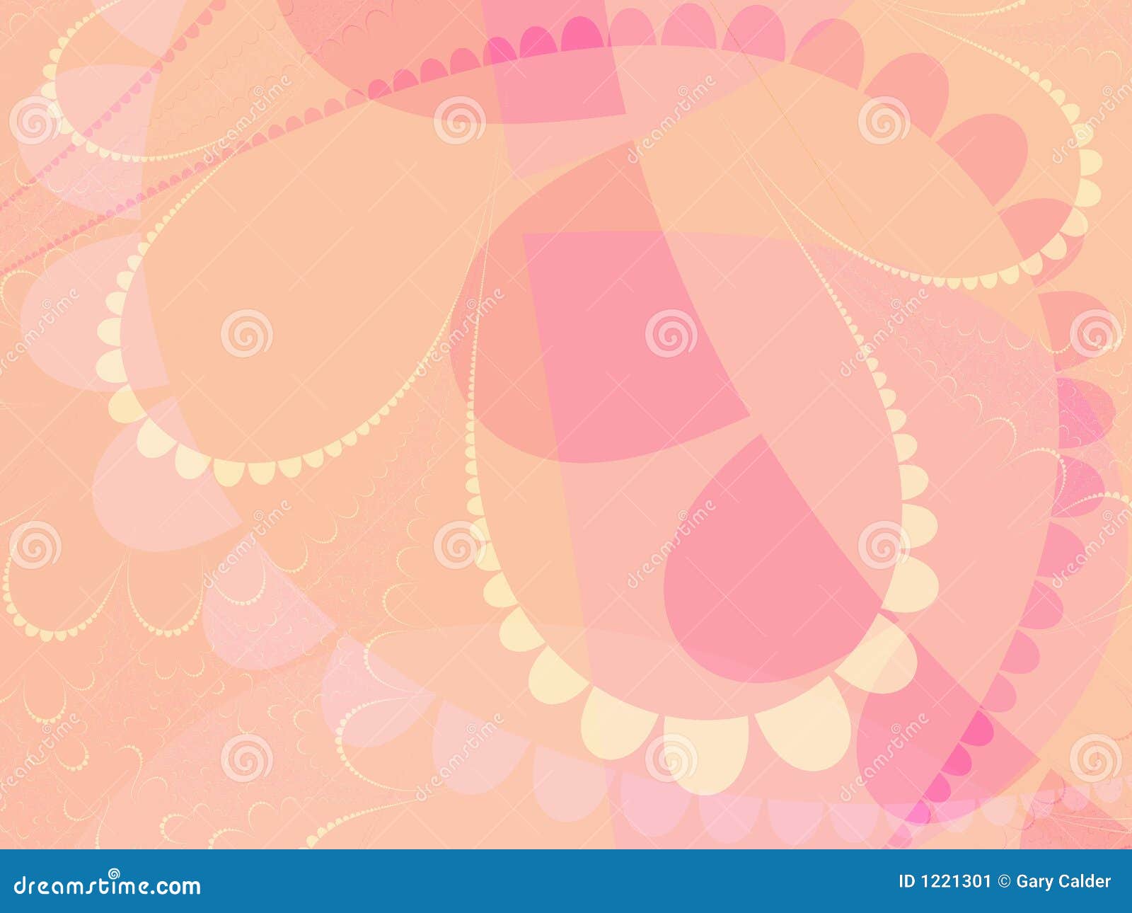Pink pastel shapes stock illustration. Illustration of circle - 1221301