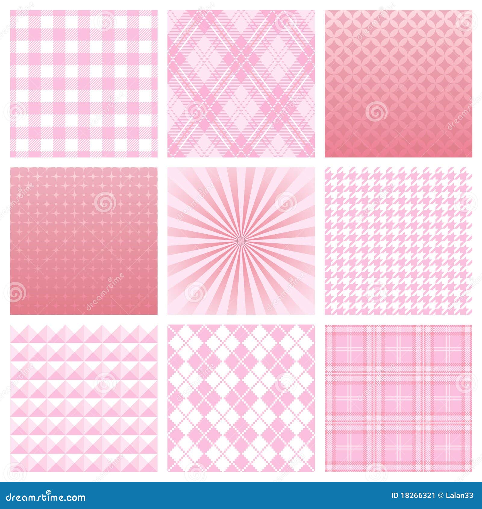 Pink pattern stock vector. Illustration of argyle, handmade - 18266321