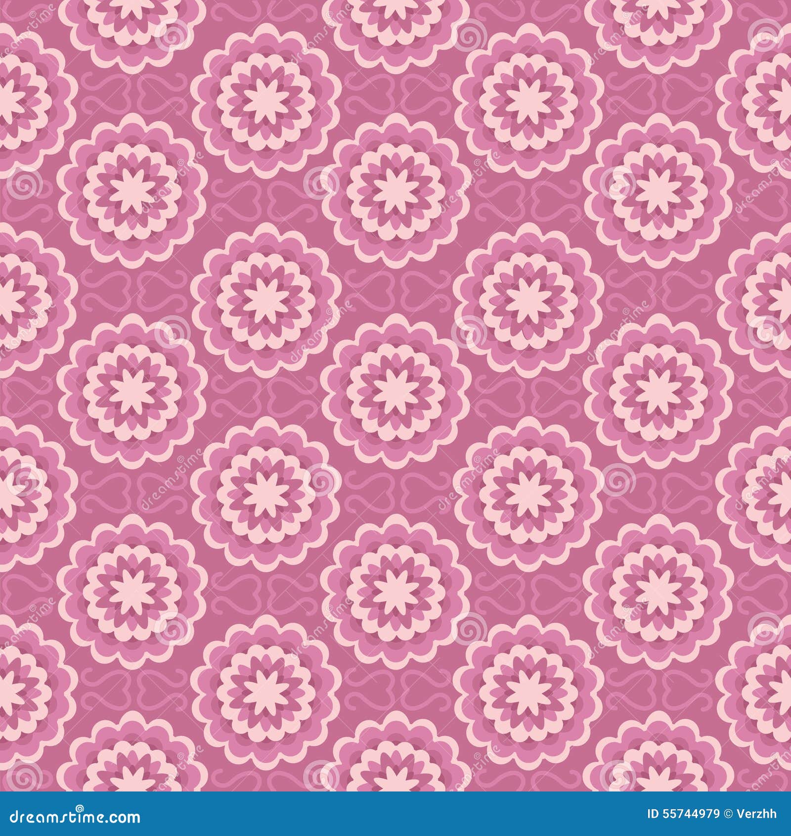 Pink pattern stock vector. Illustration of nature, pink - 55744979