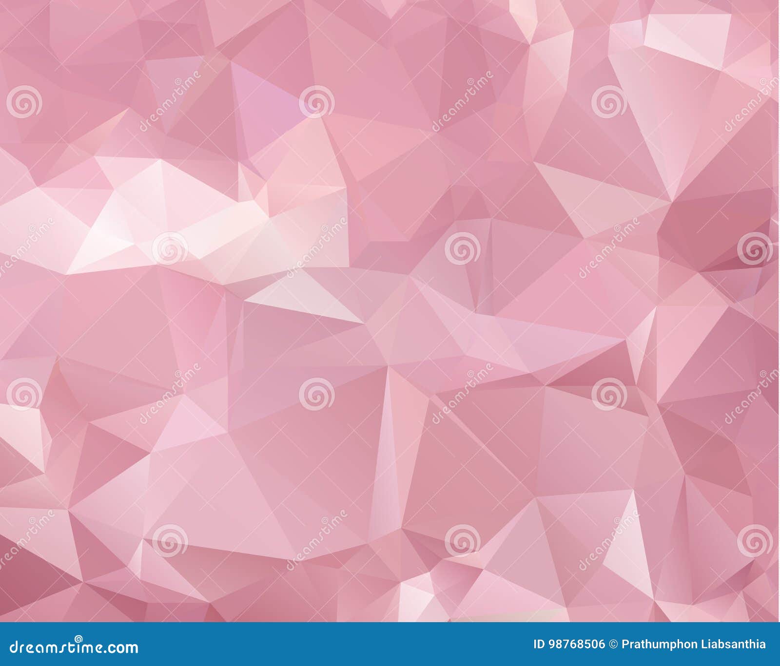 Pink Pattern. Triangular Template. Geometric Sample Stock Illustration ...