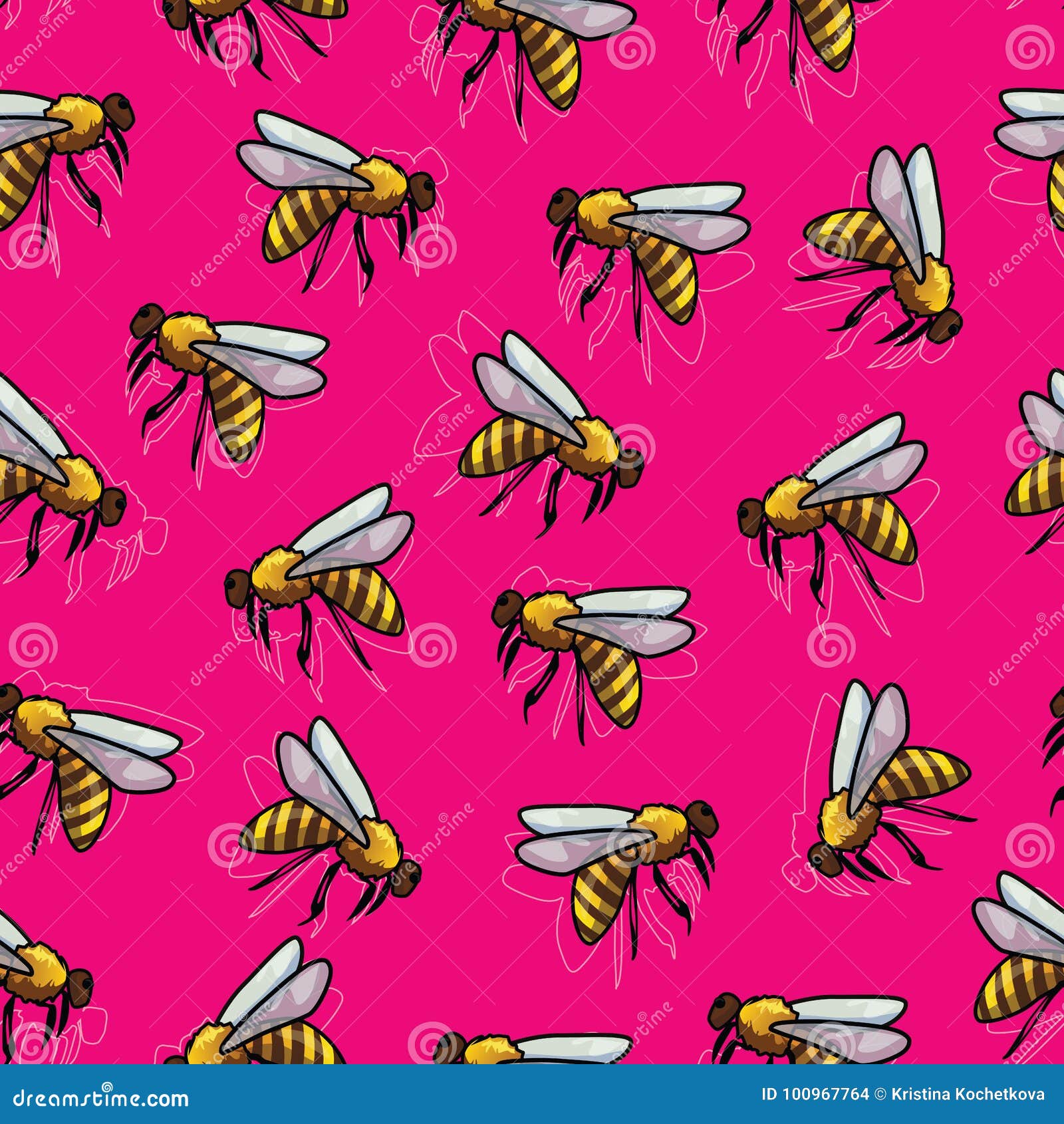 Pink pattern stock illustration. Illustration of animal - 100967764