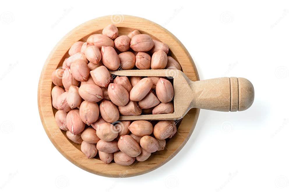 Pink peanuts stock image. Image of pink, peanut, shovel - 70223451