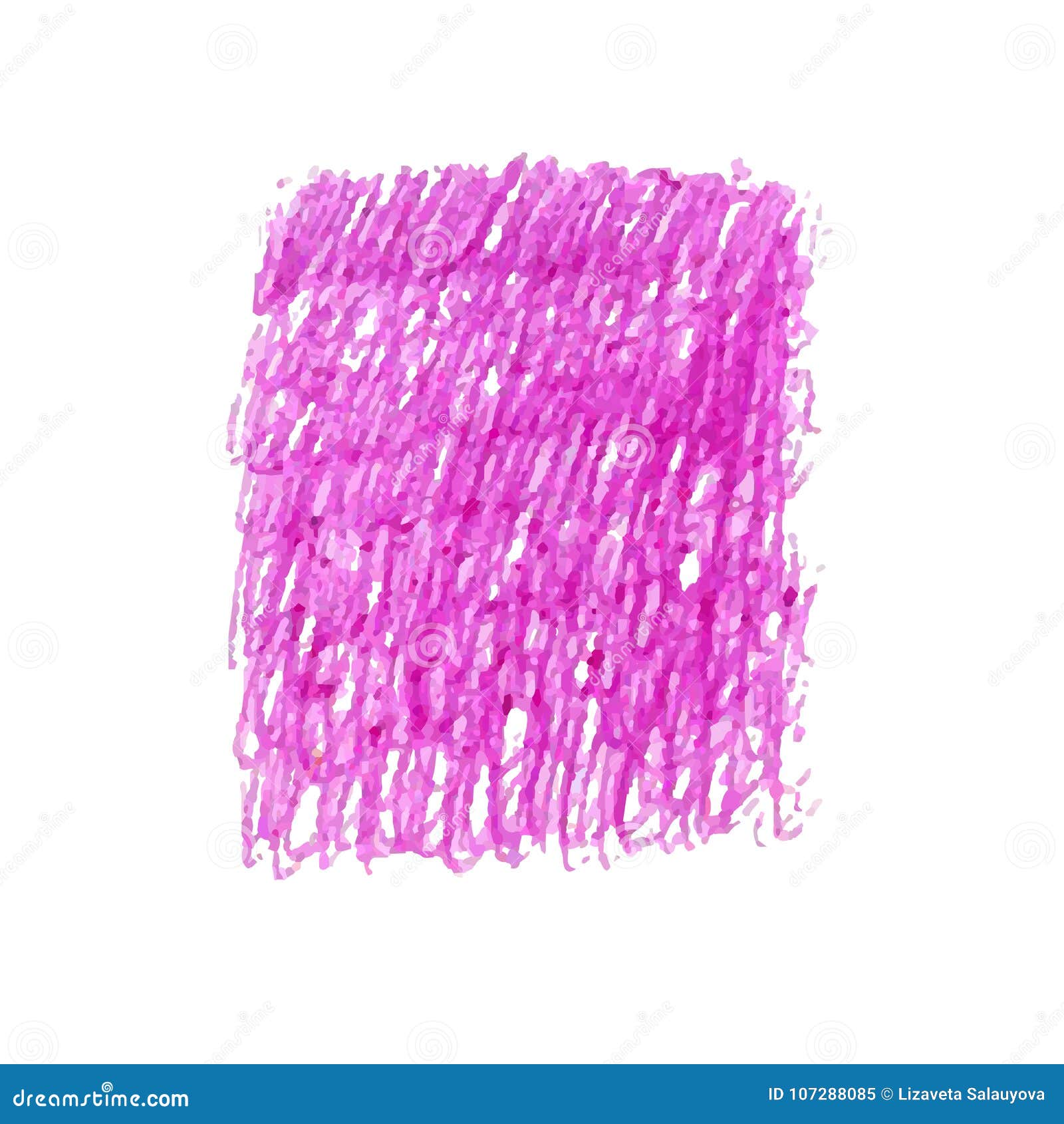Pink Pen Scribble Texture Stain Isolated on White Background Stock ...