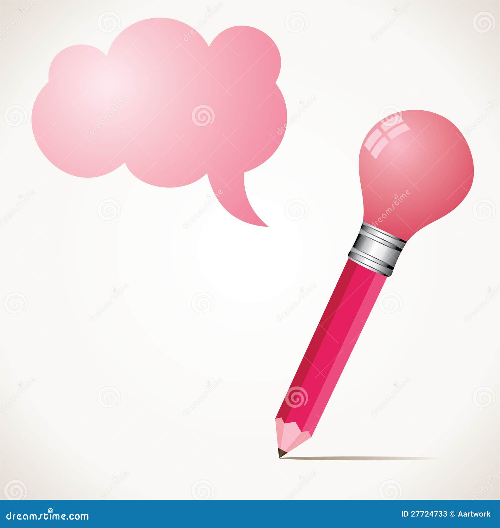 Pink Pencil Sketch Background Pattern. Vector Illustration ...