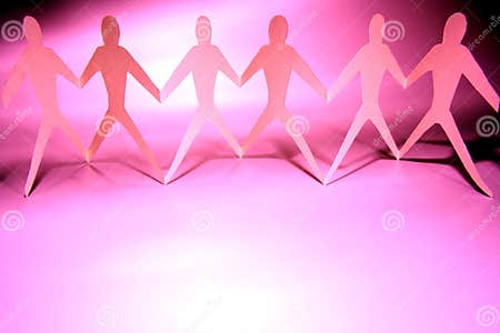 Pink people stock photo. Image of concept, hand, icon - 2368846