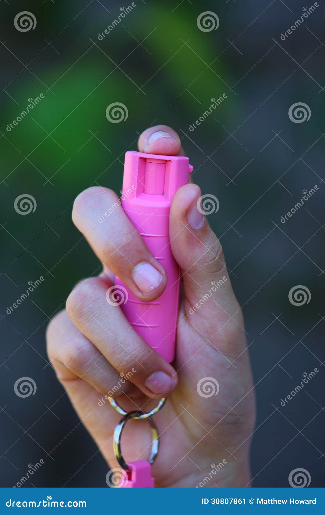 Pink Pepper Spray stock image. Image of aggression, capsicum - 30807861