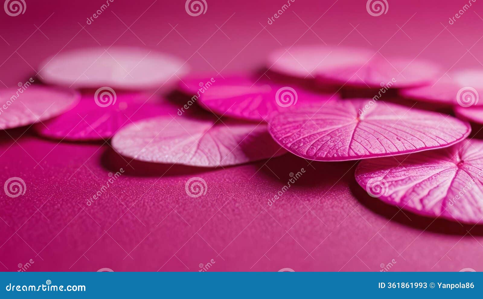 Pink Petal-like Shapes on a Textured Surface with Soft Lighting Stock ...