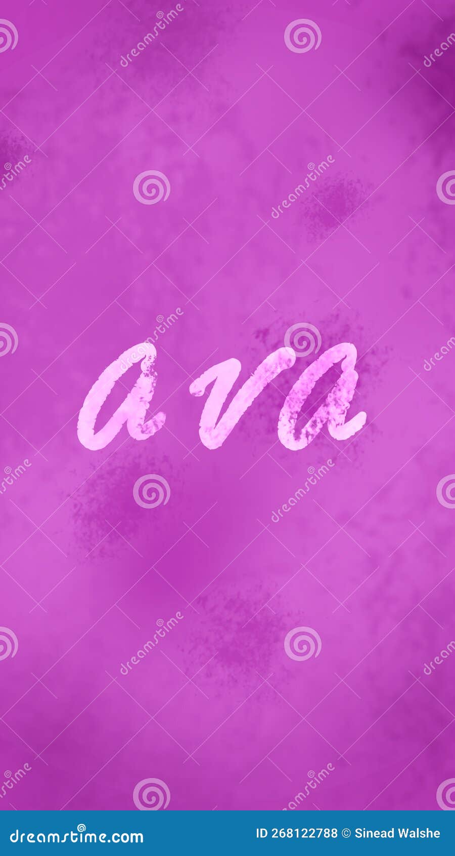 Pink Phone Wallpaper with Name Ava Stock Illustration - Illustration of ...
