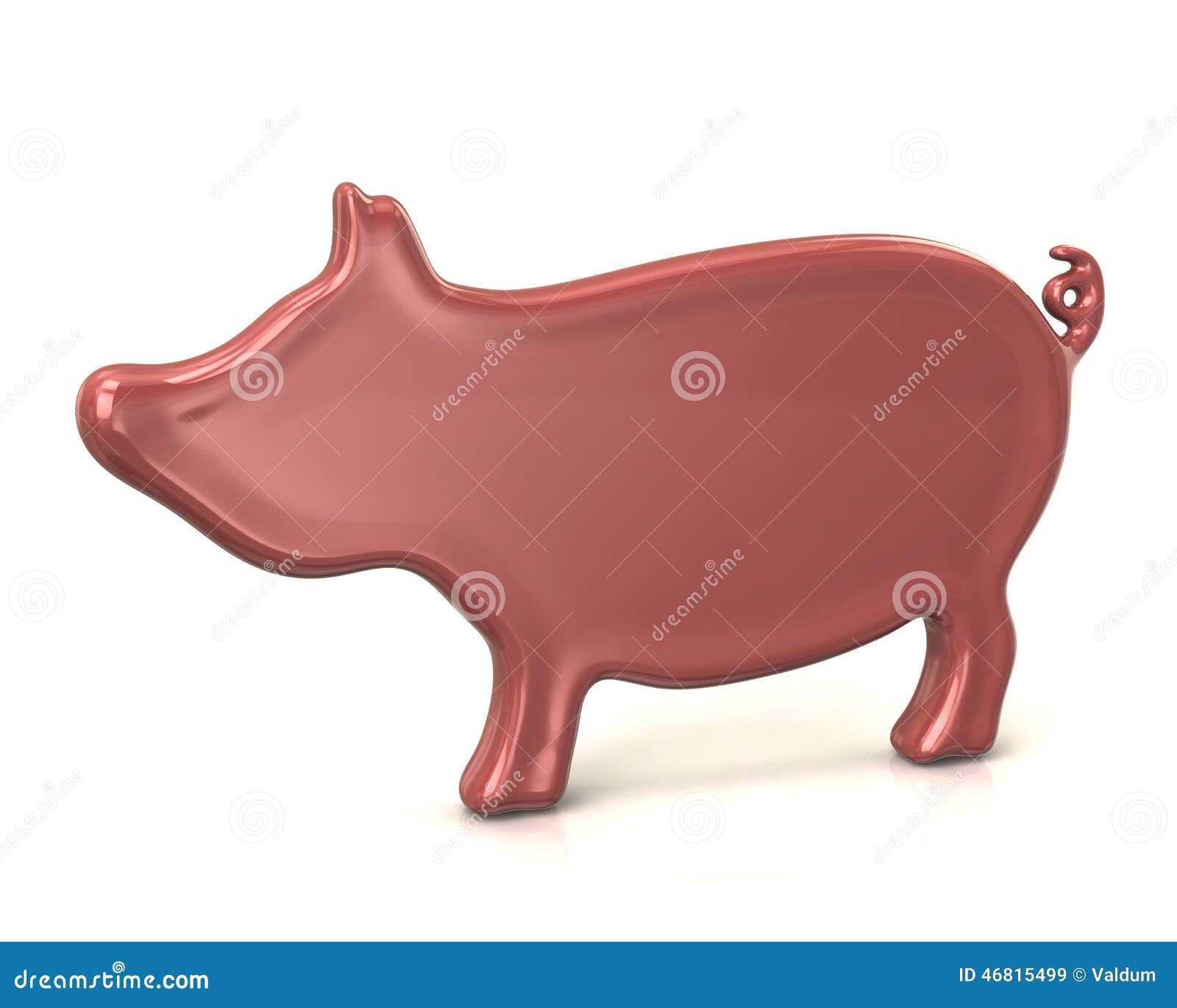 Pink pig icon stock illustration. Illustration of concept - 46815499