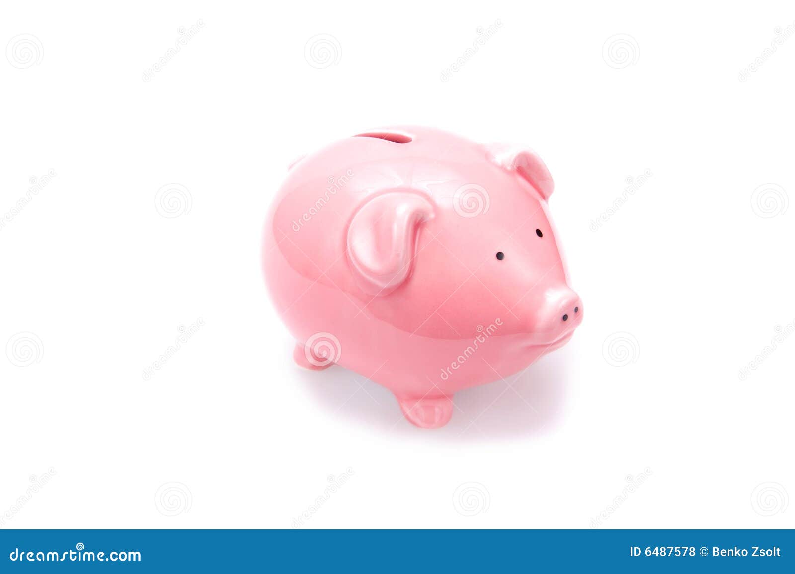 Pink piggy bank stock photo. Image of deposit, prosperity - 6487578