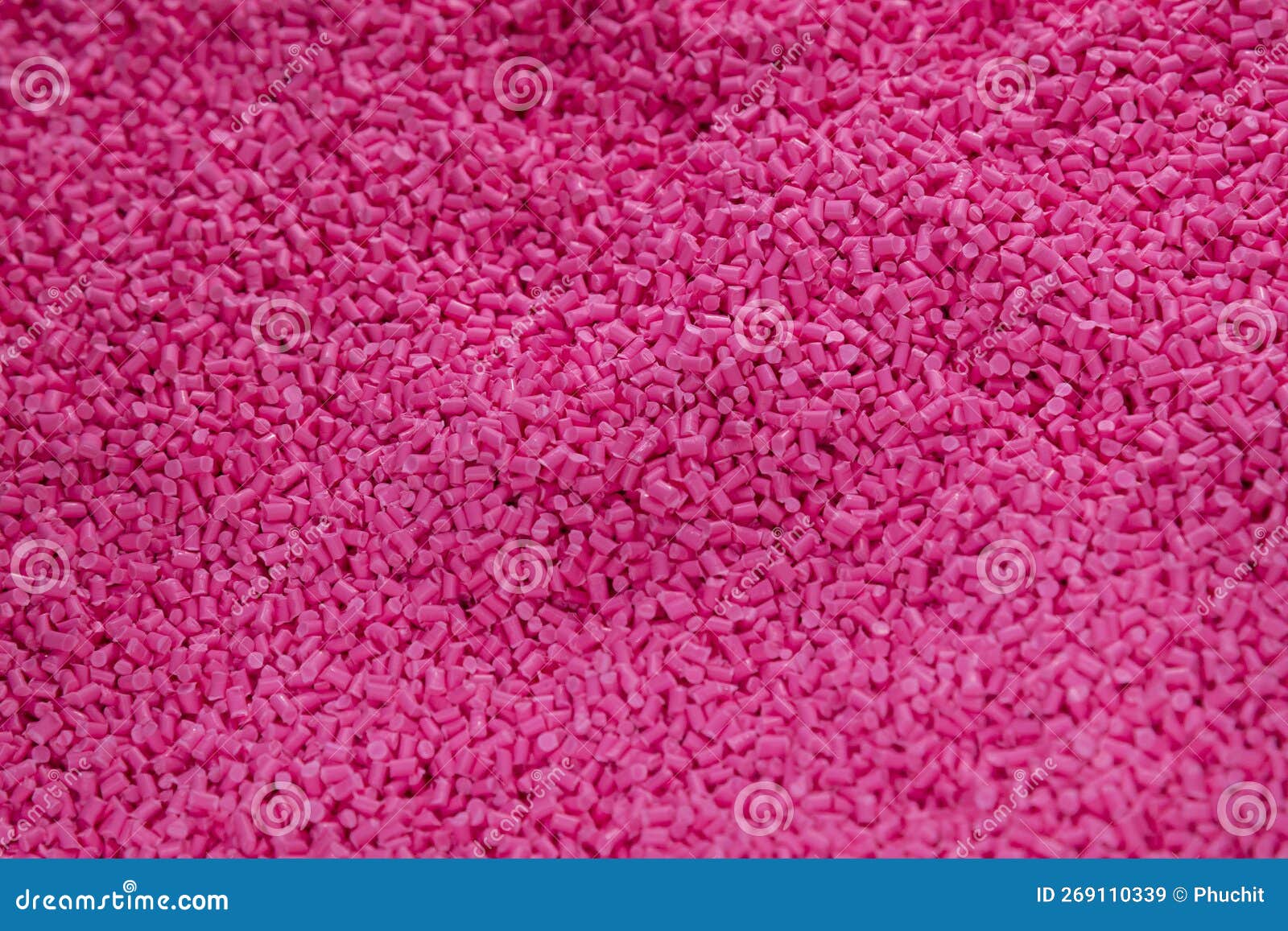 The Pink Pigment Material for Injection Process Stock Image - Image of ...